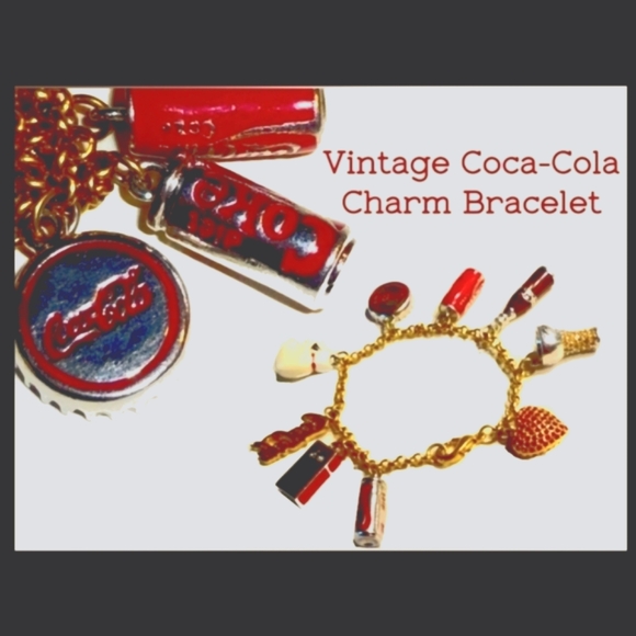 Coca Cola | Jewelry | Danbury Mint Coca Cola Charm Bracelet | Poshmark